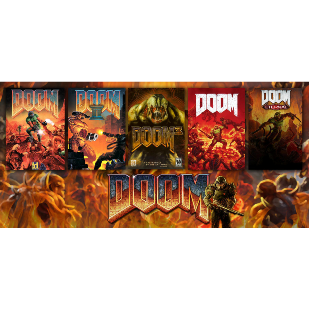 Купить ⭐️ DOOM + DOOM 3 + DOOM 64 + DOOM (1993) + DOOM II за 166