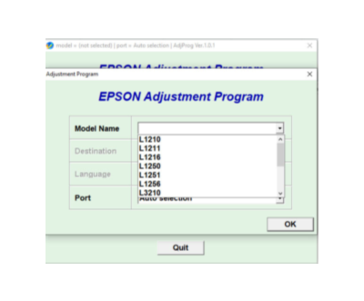 Epson Adjustment Program L1210 L3210 L3250 L3251 L5290