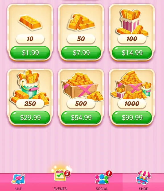Gold Bars In Candy Crush
