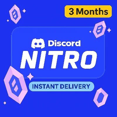 Купить Discord NITRO 3 month Trial PROMO LINK +2Boost