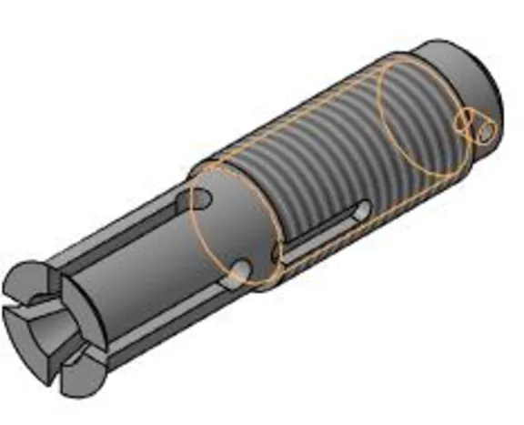 Buy Drawing and 3D model of part 11.002 collet