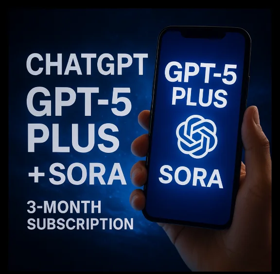 Купить 🚀 3-месячная подписка ChatGPT Plus GPT-5 + Sora