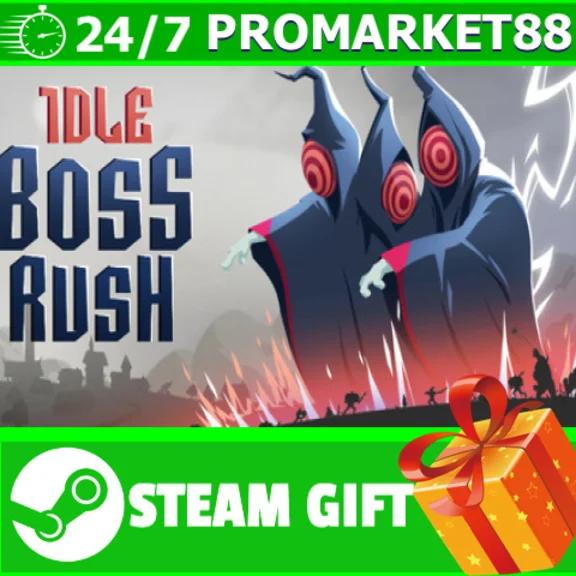 Купить ️ВСЕ СТРАНЫ+РОССИЯ IDLE BOSS RUSH STEAM GIFT