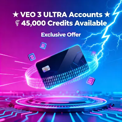 Buy Veo3 ULTRA | Veo3 + FLOW | 45000 Credits | 1 MONTH