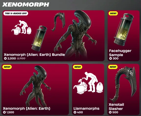 Buy Buy Xenomorph (Alien: Earth) Fortnite Bundle