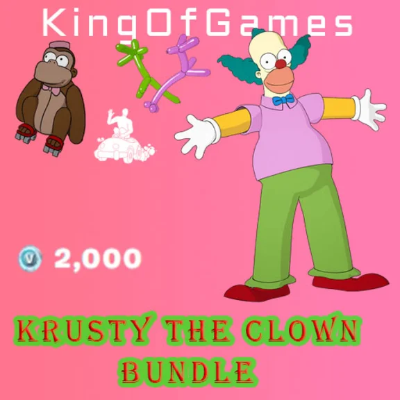 Купить Buy Krusty the Clown Fortnite Bundle