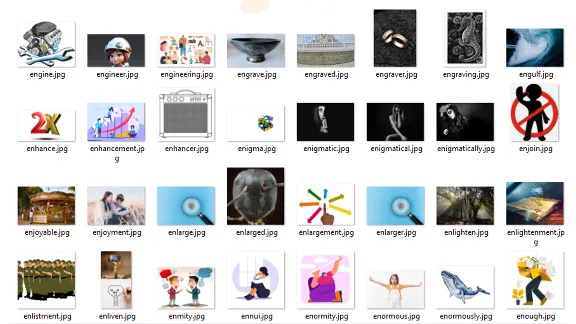 Buy 24,000 Word Images Pack — Visual Vocabulary, Picture Cards ...