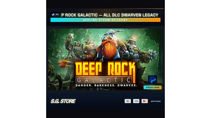 🤍 Deep Rock Galactic — All DLC Dwarven Legacy Steam Offline | Instant ...