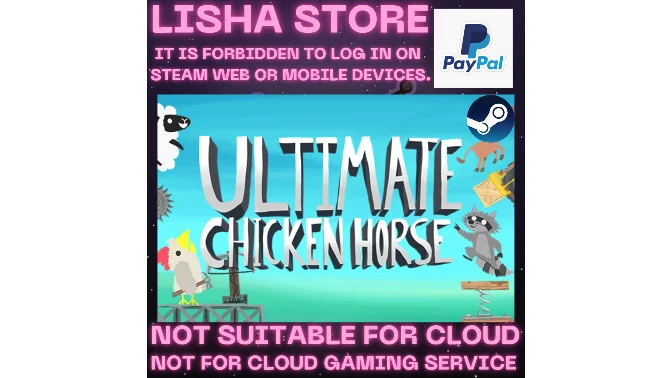 Ultimate Chicken Horse Steam Offline for 30 or 90 days. Buy at WMCentre.net for $0.56.