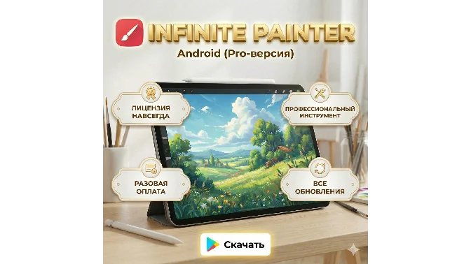 🎨 Infinite Painter PRO (Android) Лицензия купить на WMCentre.net за 816 руб