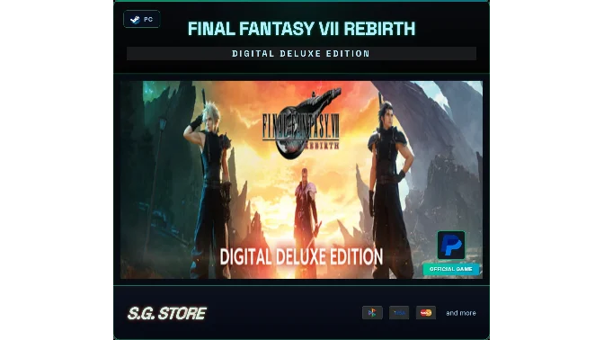 🤍 FINAL FANTASY VII 7 REBIRTH Digital Deluxe Edition buy on WMCentre ...