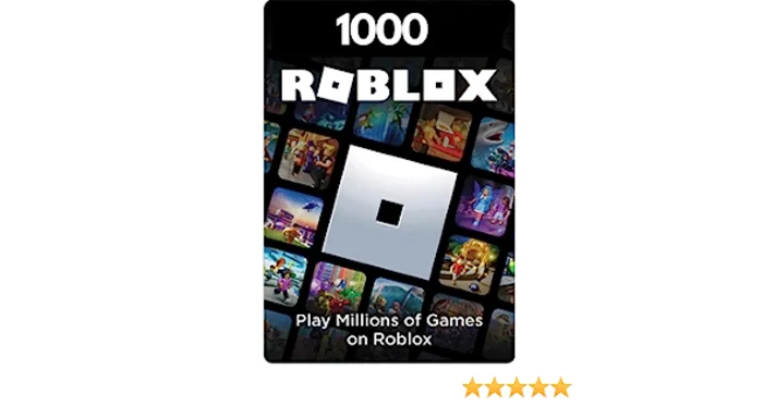 Buy Roblox Gift Card 1000 ROBUX GLOBAL