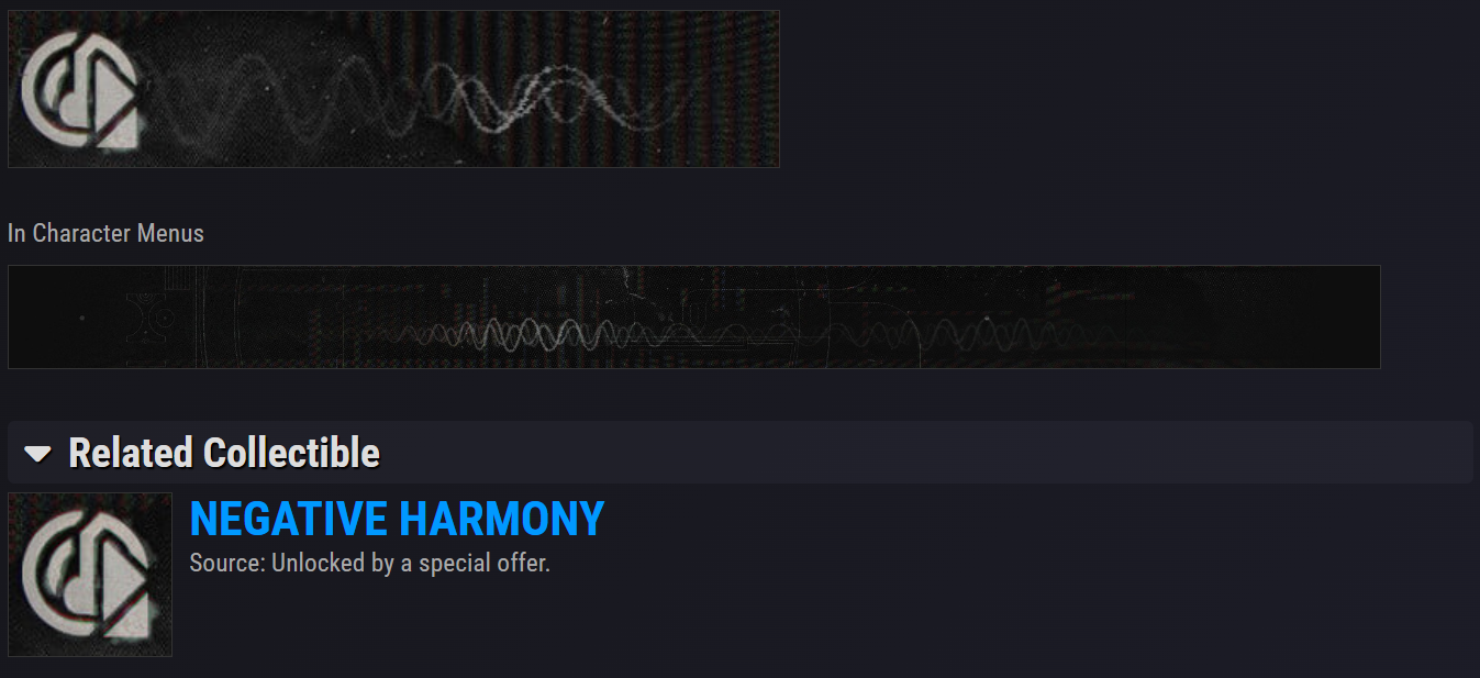 Buy Destiny 2 emblem - NEGATIVE HARMONY