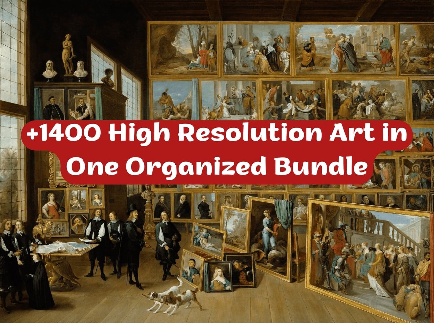 Buy + 1400 High Res Famous Art Bundle Print on demand